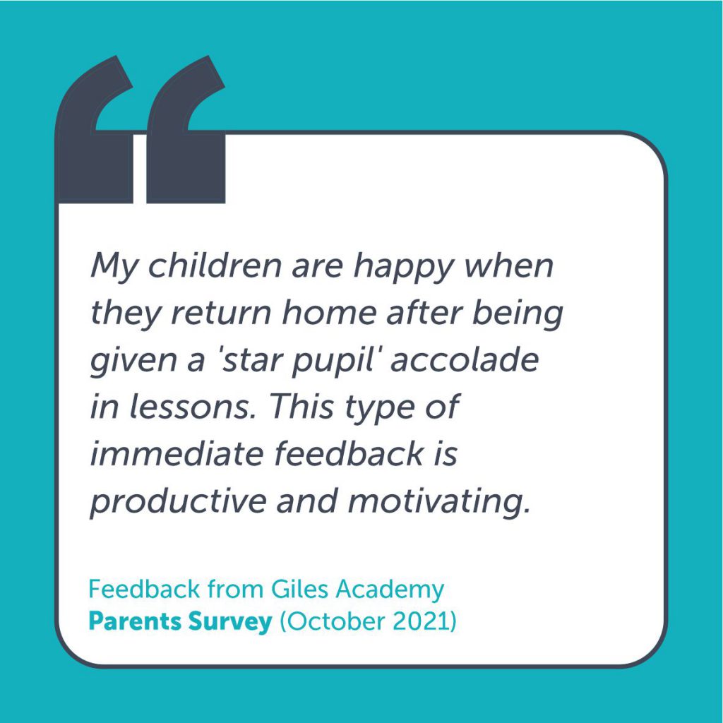 Parent Feedback And Comments From The Recent Annual Survey Giles Academy