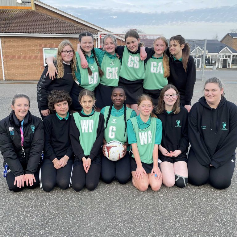 Year 8 Netball Team have the biggest win of the season winning 20-0 – Giles Academy