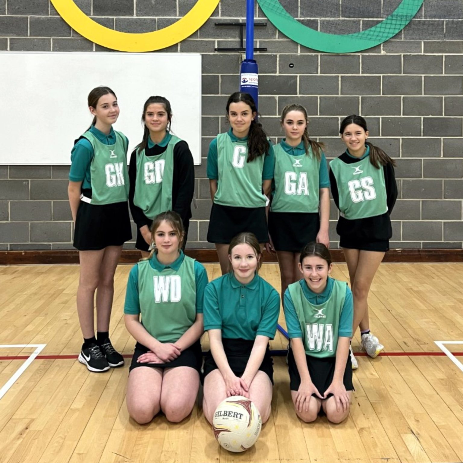 First games of the Netball season for Year 7 and Year 8 teams – Giles Academy