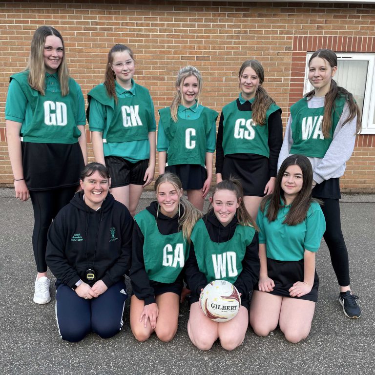 Year 8 Netball Team have the biggest win of the season winning 20-0 – Giles Academy